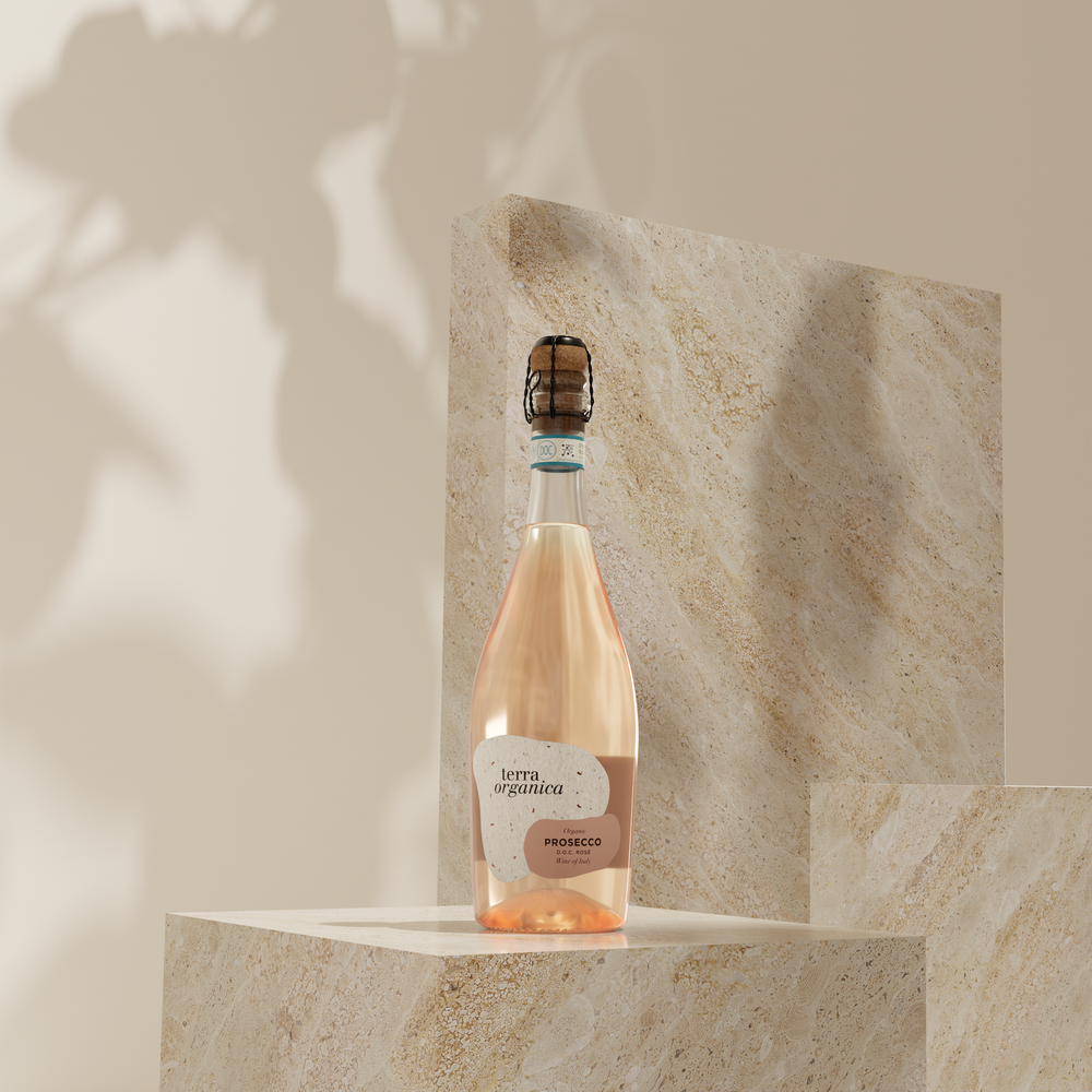 Organic Prosecco Rose 75cl | Terra Organica